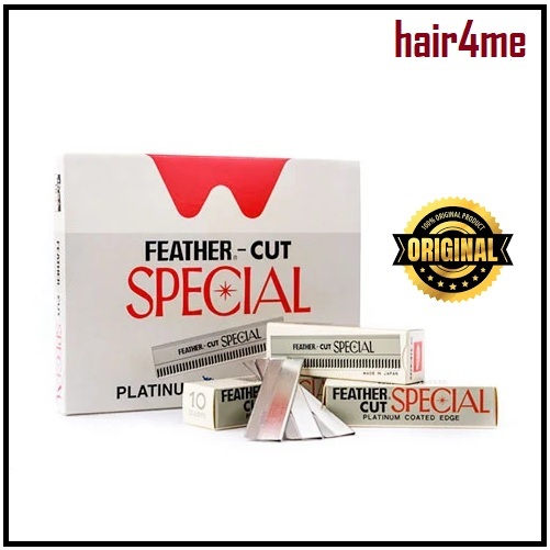 [100% Original] Japan Special Feather Cut Shaving Edge Blade (1 small ...