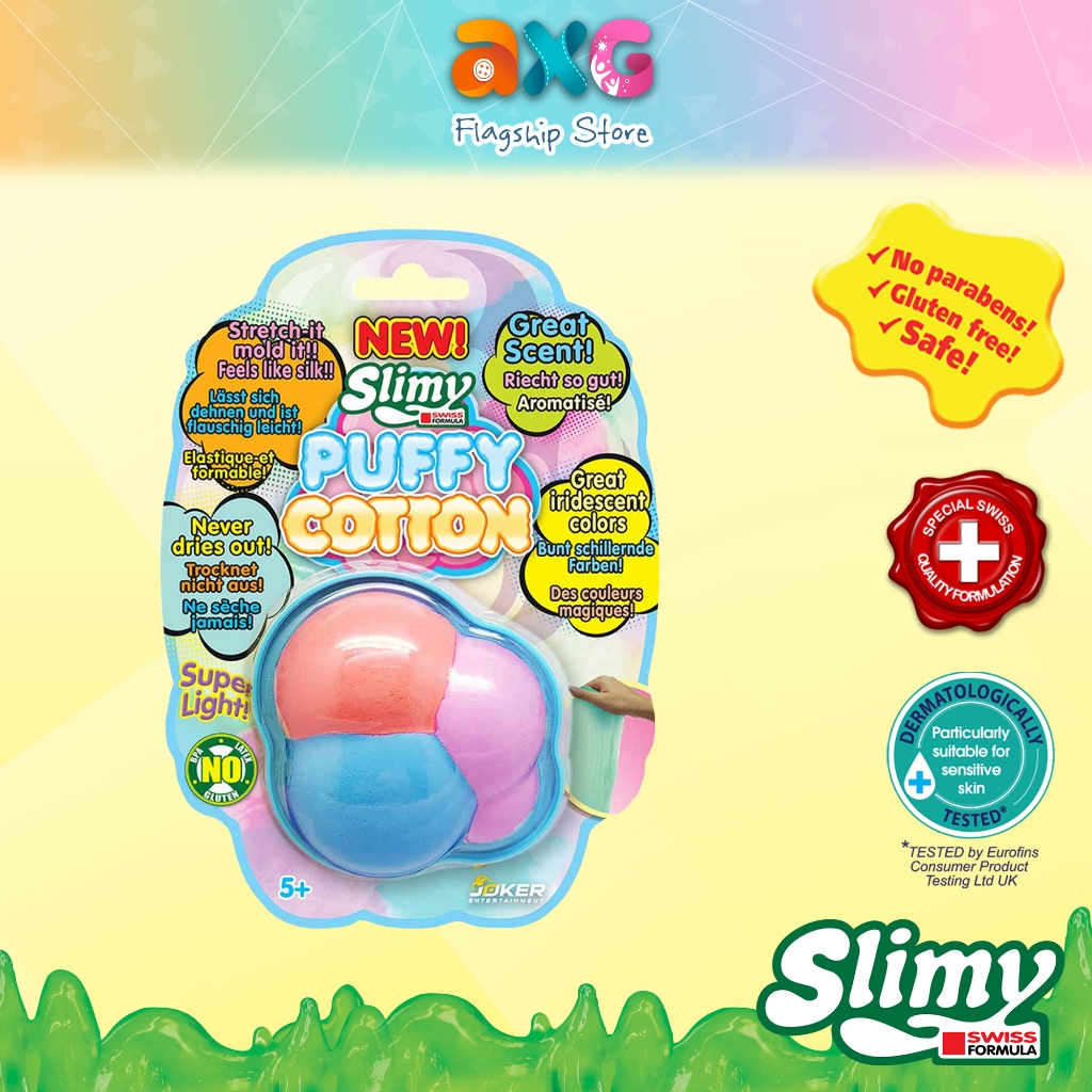 Slimy Puffy Cotton In Cloud Slime Assortment Set - Assorted Colour ...