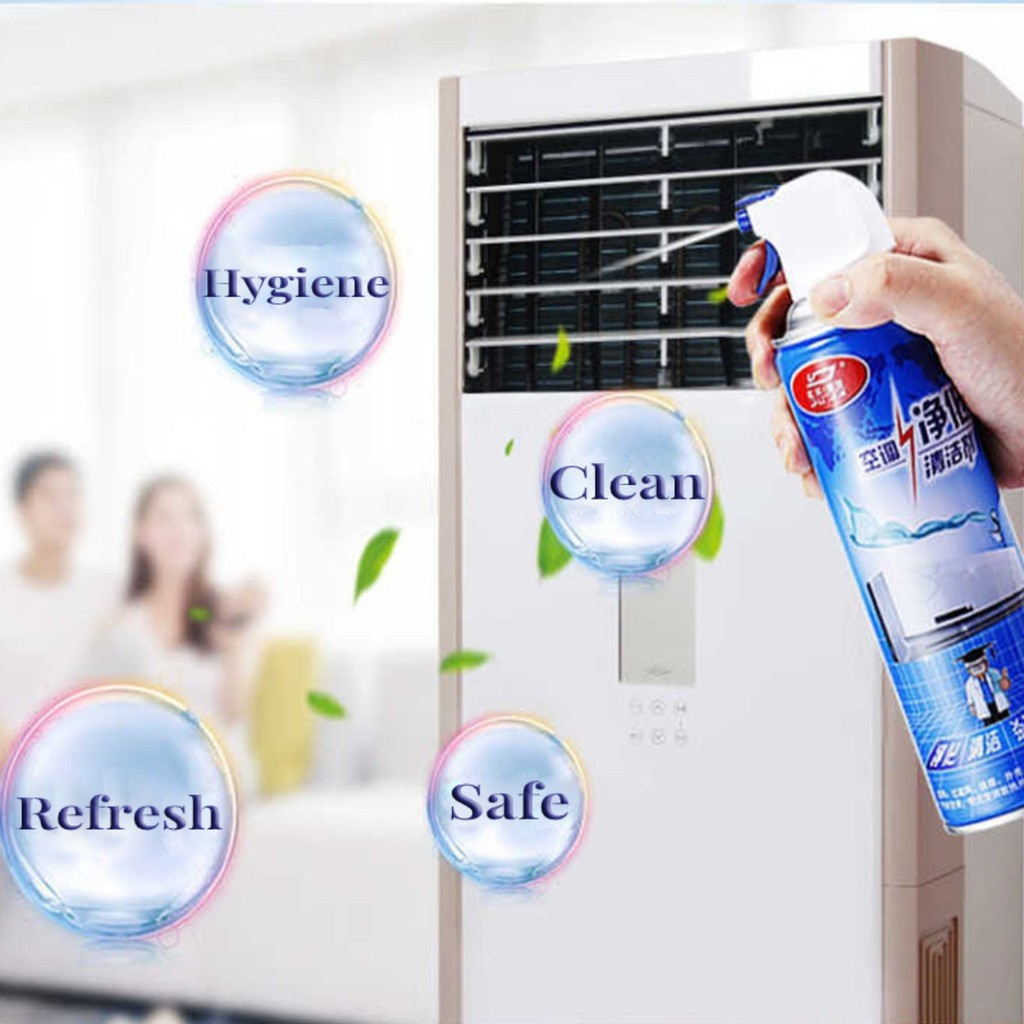 Air-Cond Cleaner Bubble Air Conditioner Coil Cleaner Aircond Cleaning ...