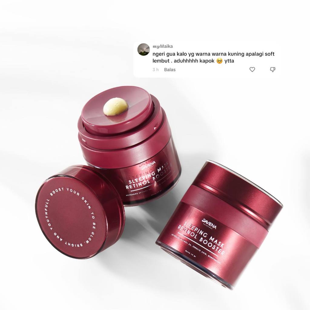 DAVIENA SLEEPING MASK RETINOL BOOSTER ORIGINAL | Shopee Malaysia