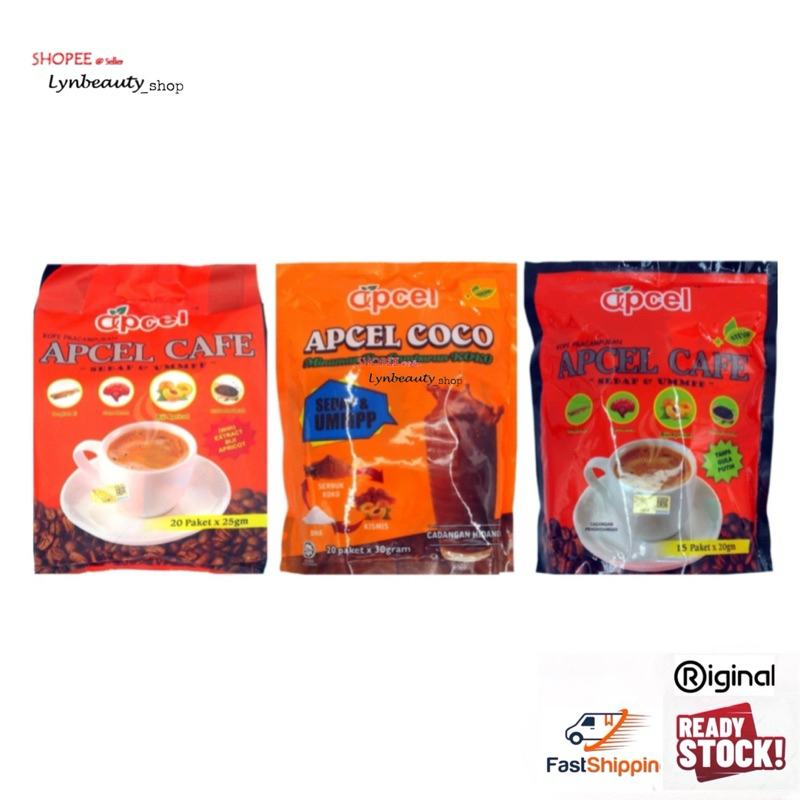 APCEL KOPI / APCEL CAFE KOPI CAMPURAN BIJI APRICOT ( 20 SACHETS x 25G ...