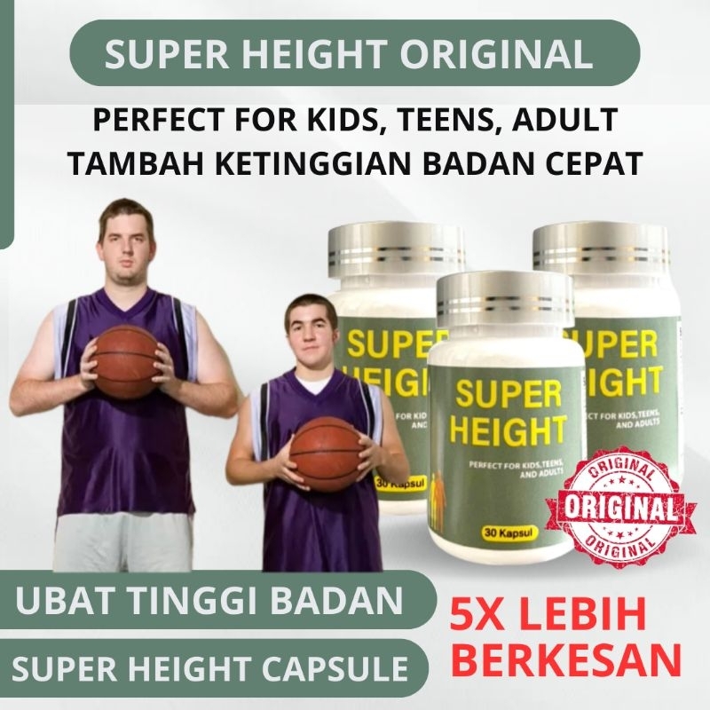 UBAT TINGGI BADAN LELAKI ORIGINAL SUPER HEIGHT SUPPLEMENT UBAT TINGGI BADAN ORIGINAL TINGGIKAN ...