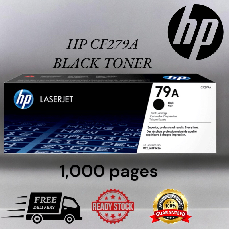 HP CF279A 279A 79A Original Laserjet Toner Cartridge | Shopee Malaysia