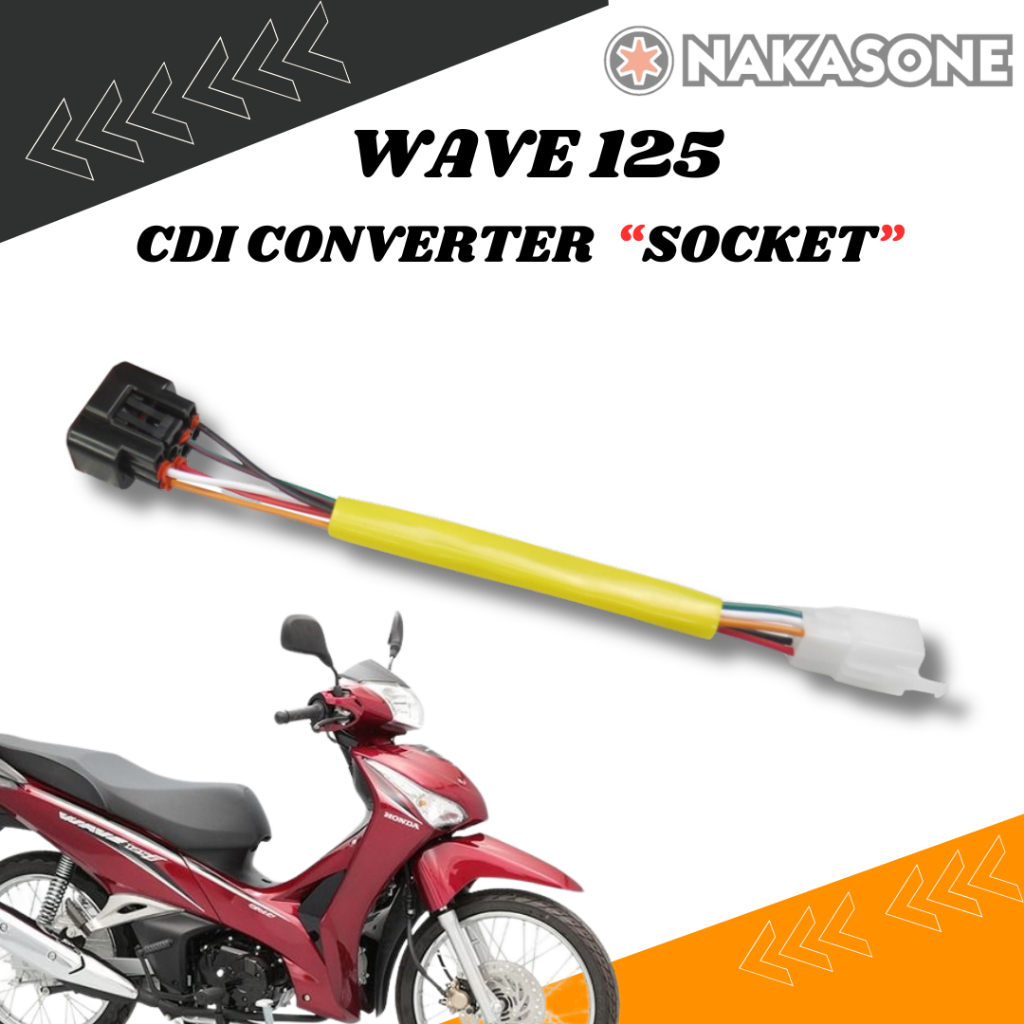 HONDA WAVE 125 CDI CONVERTER SOCKET [ ONLY ] CONVER TER SOCKET #READY ...