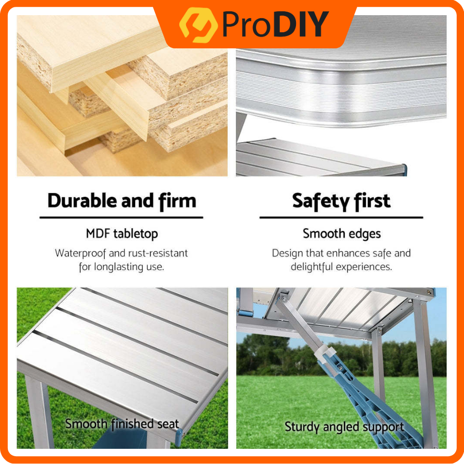 Aluminium Camping Folding Table Picnic Table Outdoor Foldable Table and ...