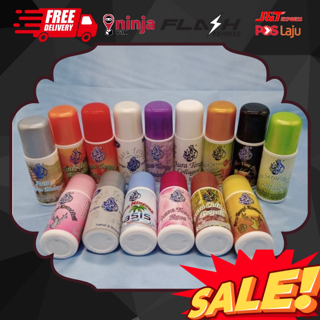 [BUNDLE OF 10] AURA TERAPI COLLAGEN ROLL-ON 100% ORIGINAL BY D GELIGA ...