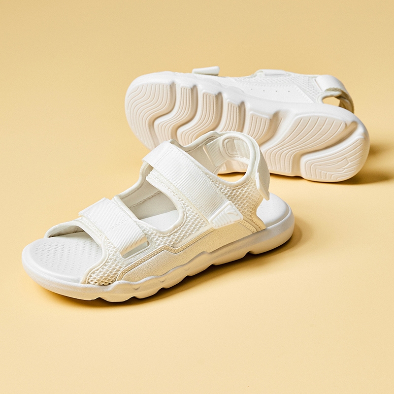 ANTA WOMEN Basic Sandals Sandals 1224C8508-2- Paper White (Kasut ...