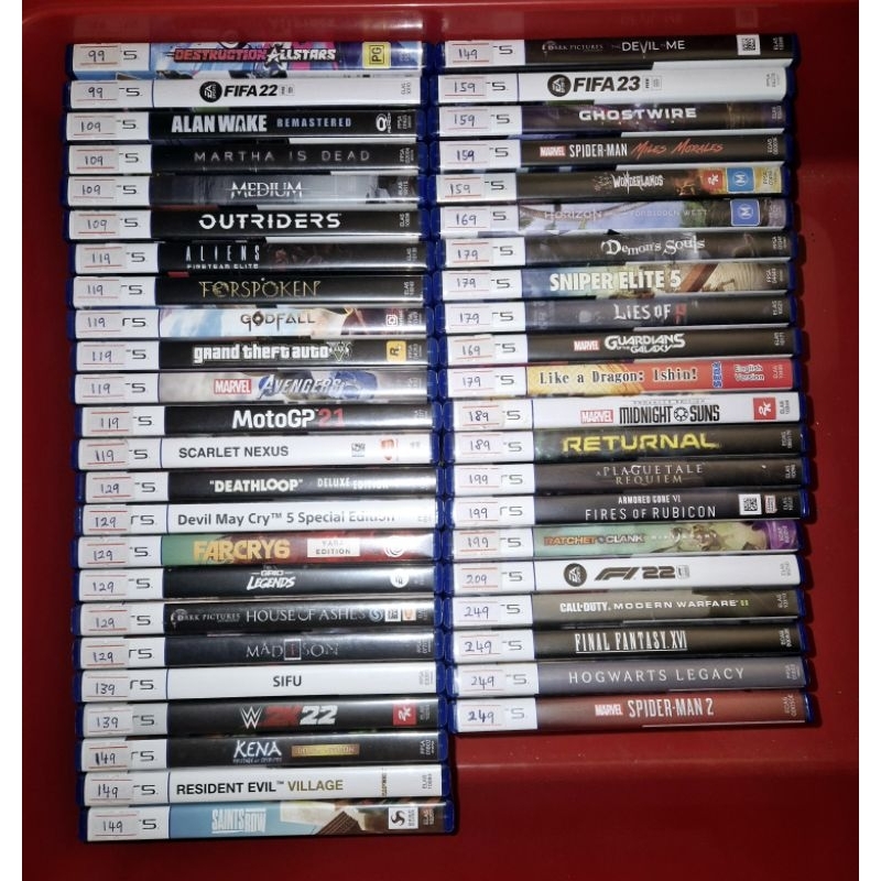 PS5 CD GAMES MURAH FROM RM59.99 PROMOTION CHEAP [USED & NEW] | Shopee ...