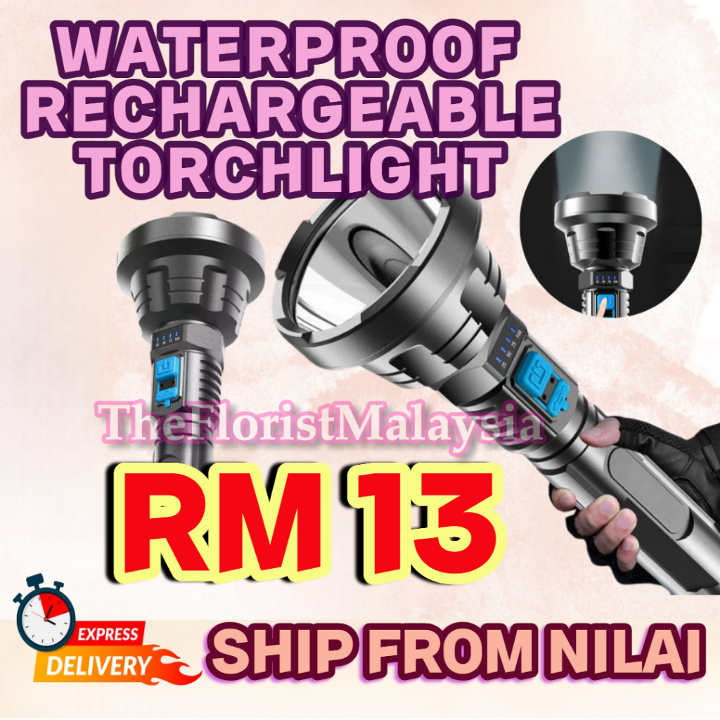 🔥𝑩𝑬𝑺𝑻 𝑸𝑼𝑨𝑳𝑰𝑻𝒀🔥𝗠𝗔𝗫 𝟯𝟬𝟬𝗠 Waterproof 3Mode LED Torch Light Rechargeable ...