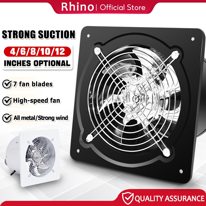 Exhaust fan 4/6/8/10/12 inch Powerful Window Kipas Ekzos Fan Kitchen ...