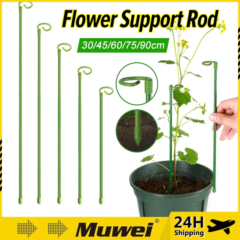 Metal Plant Support Rod Garden Plant Support Stake Flowers Orchids ...