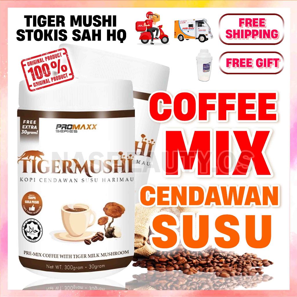Kopi Tigermushi Promaxx Kopi Cendawan Susu Harimau 330g Original HQ ...