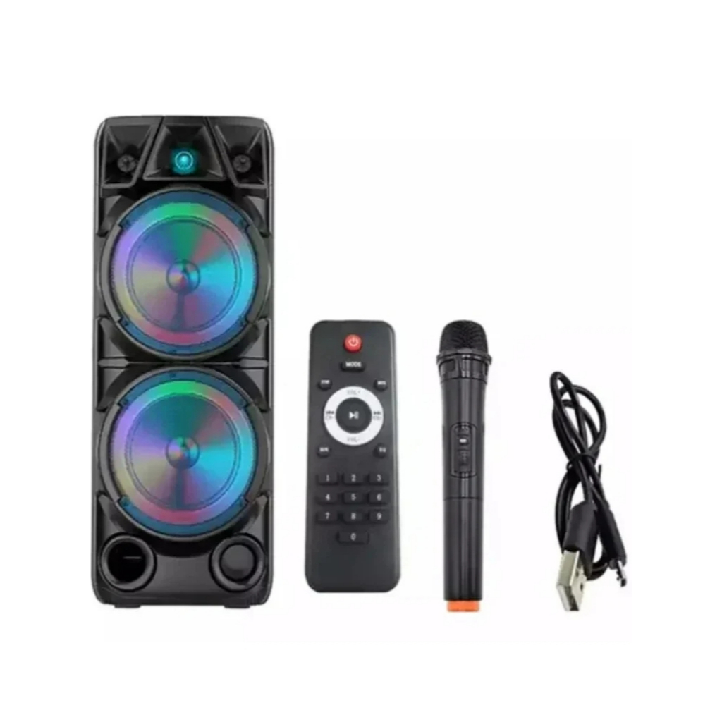 ZQS 8210 Wireless Bluetooth Speaker with MIC USB Supports TF or AUX FM ...
