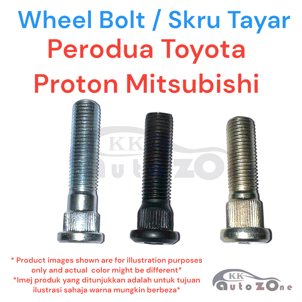 Wheel Bolt / Skru / Stud / Screw Tayar for Perodua Toyota Proton ...