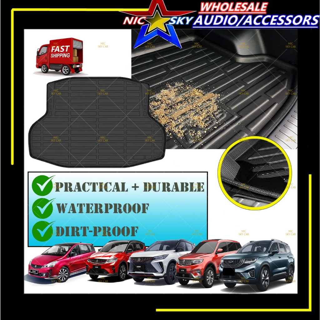 Proton X50 X70 X90 Boot Tray KERAS OEM Car Org Cargo Rear Tray Protect ...