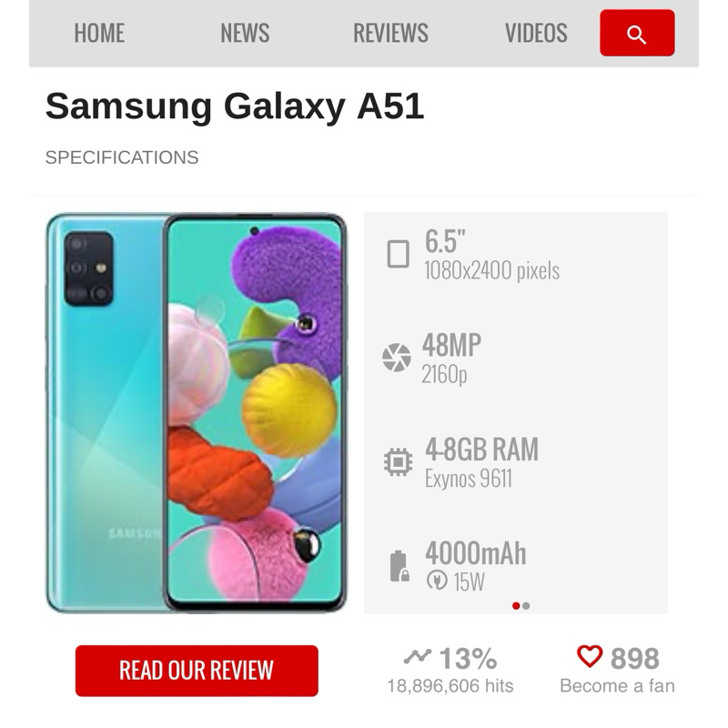 SAMSUNG GALAXY A51 (SM-515F) | Shopee Malaysia