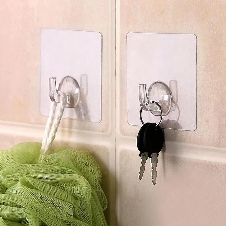 Magic Hook Strong Adhesive Hook Power Plug Socket Hanger Holder Wall ...