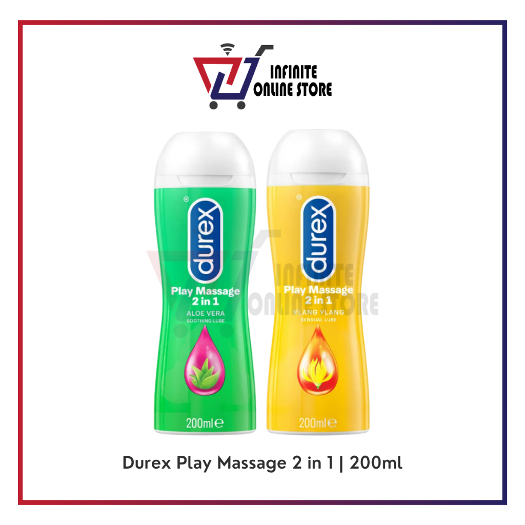 Durex Lubricant Play Massage 2 in 1 (200ml) (Aloe Vera / Ylang Ylang ...