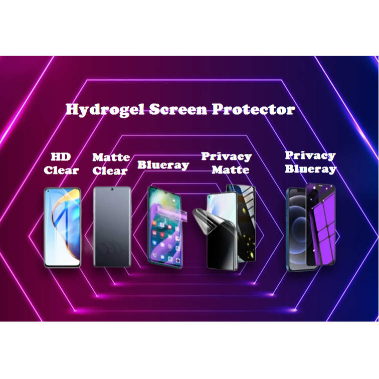 Honor Privacy Matte/Blueray Clear Hydrogel Screen Protector X20 3C 3X ...