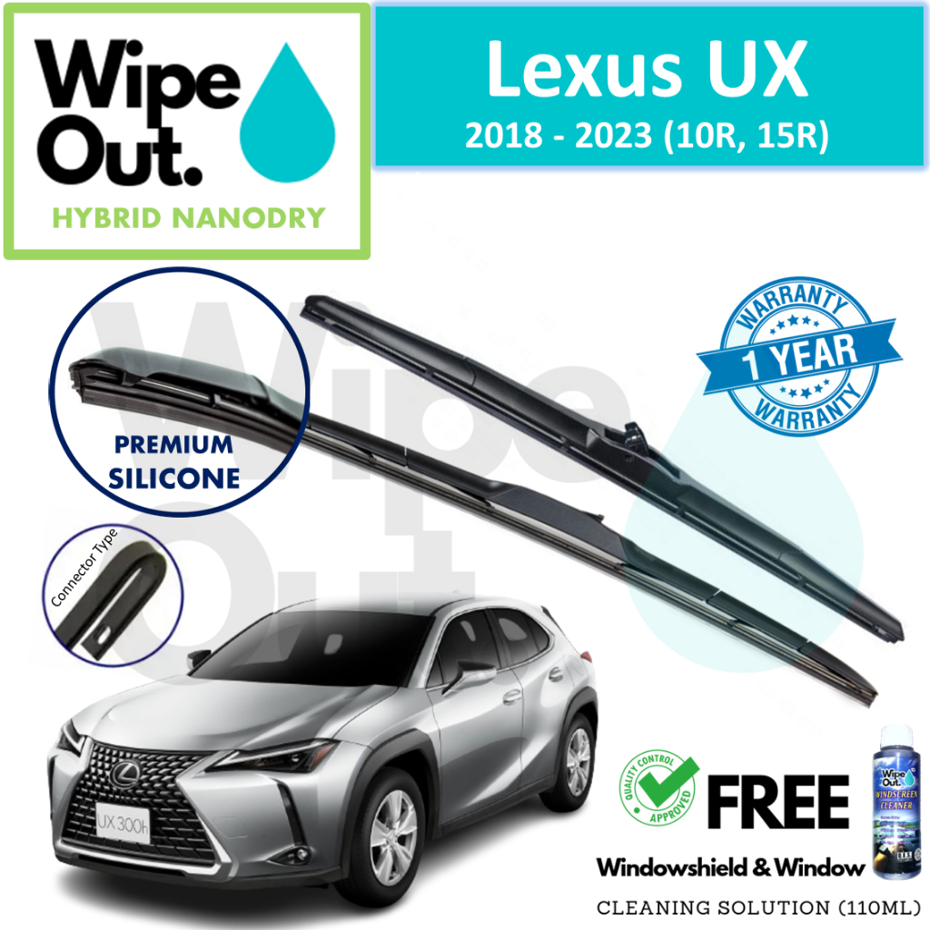 [PREMIUM] Lexus UX 2018 - 2023 (10R, 15R) WipeOut HYBRID NANODRY ...