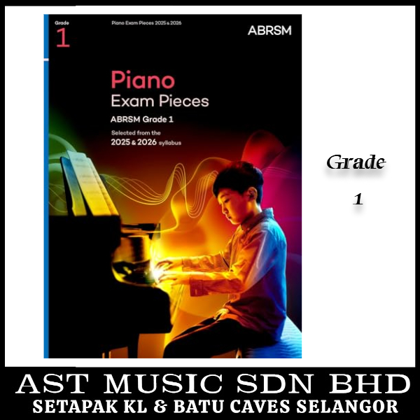 ABRSM Piano Exam Pieces from 2025-2026 Syllabus, Grade 1 - Grade 6 | Shopee Malaysia
