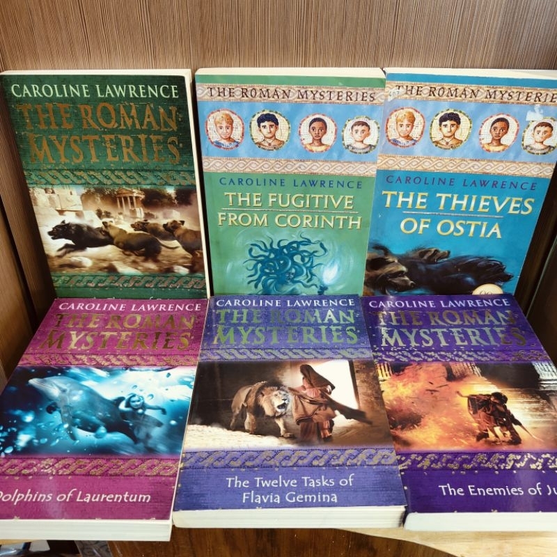 (LEO BOOKS) The Roman Mysteries by Caroline Lawrence Children Novels ...