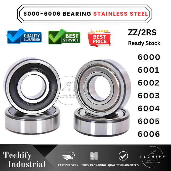 STAINLESS STEEL 6000 6001 6002 6003 6004 6005 6006 DEEP GROOVE BALL ...