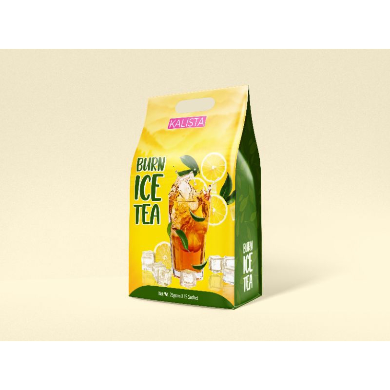 Burn Ice Tea Kalista Original Hq | Shopee Malaysia