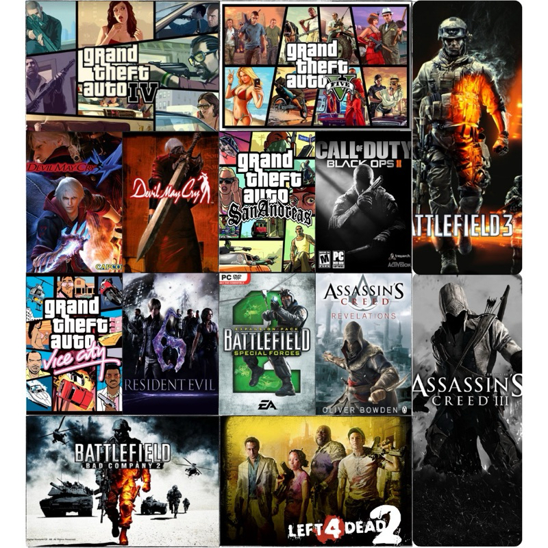 [14 PC GAME ] Collection and 128 GB pendrive GTA V Call of Duty ...