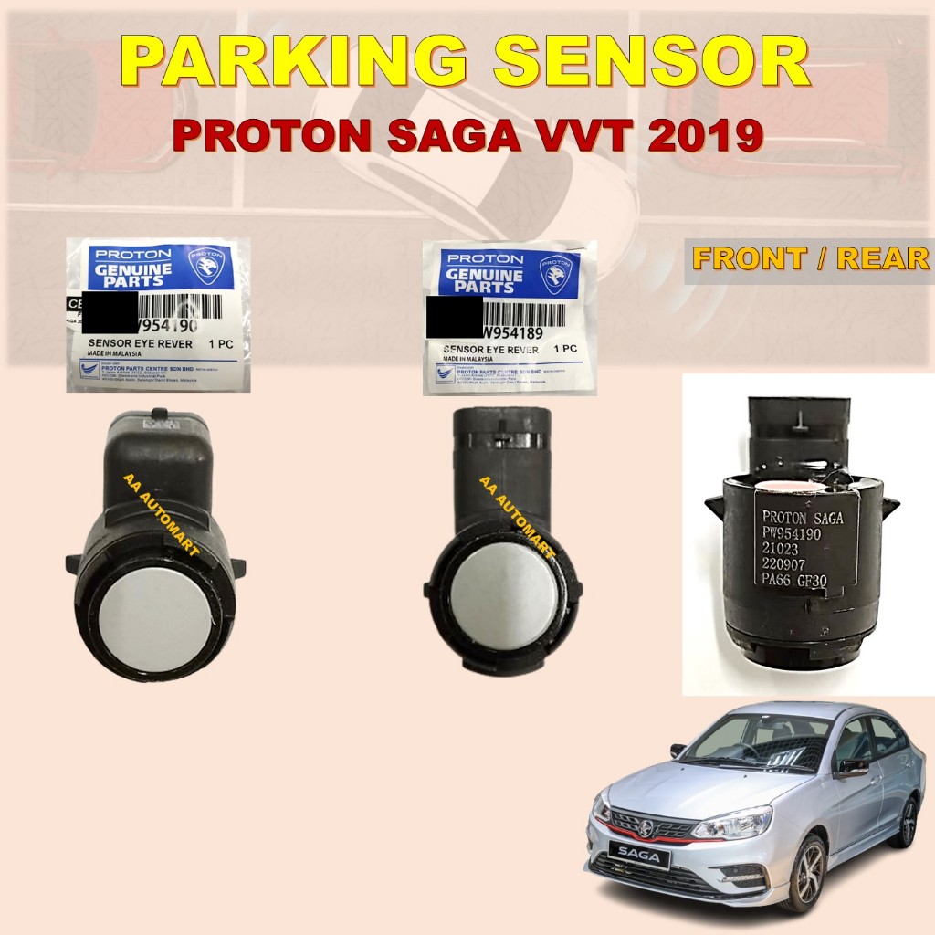 ORIGINAL SAGA VVT 2019 Reverse Parking Sensor, DEPAN BELAKANG KIRI ...