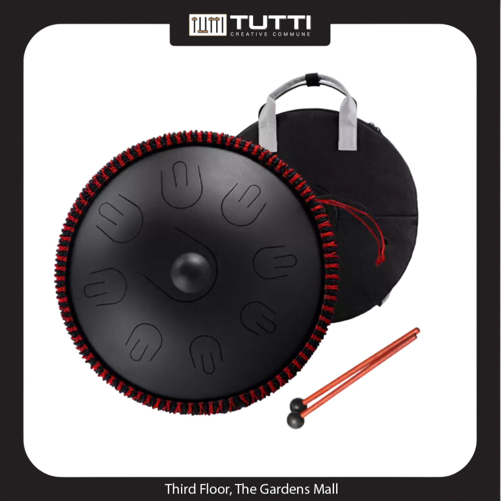 Copper Steel Handpan Tongue Drum 14" 9notes | Shopee Malaysia