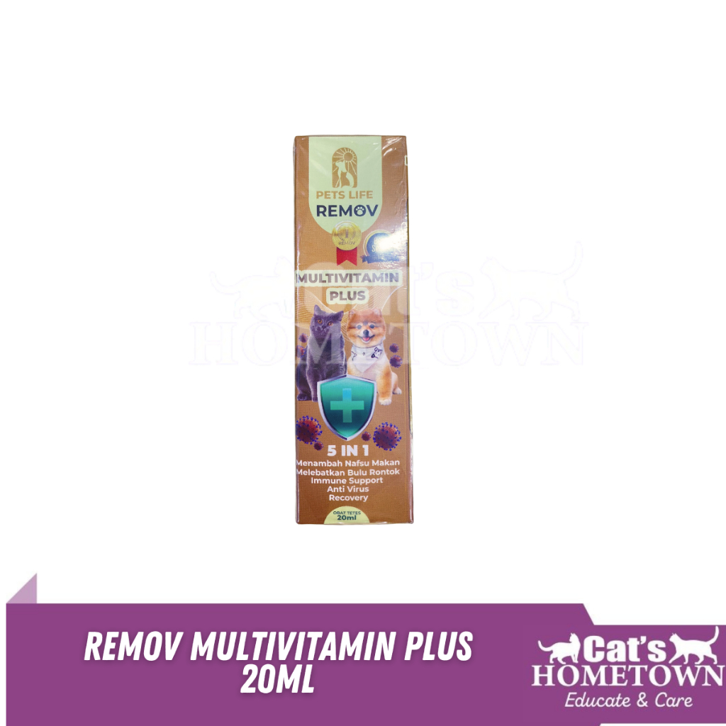 REMOV MULTIVITAMIN UNTUK KESIAHATAN UMUM KUCING | Shopee Malaysia