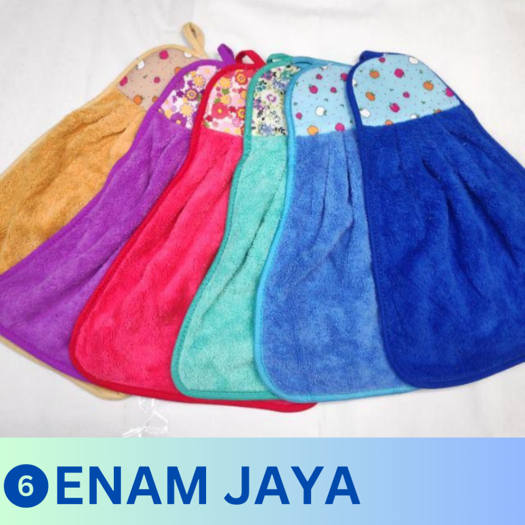 (Harga Borong) Ready Stock/ Hand towel 6 In 1/ Tuala tangan/ Kain Kecil ...