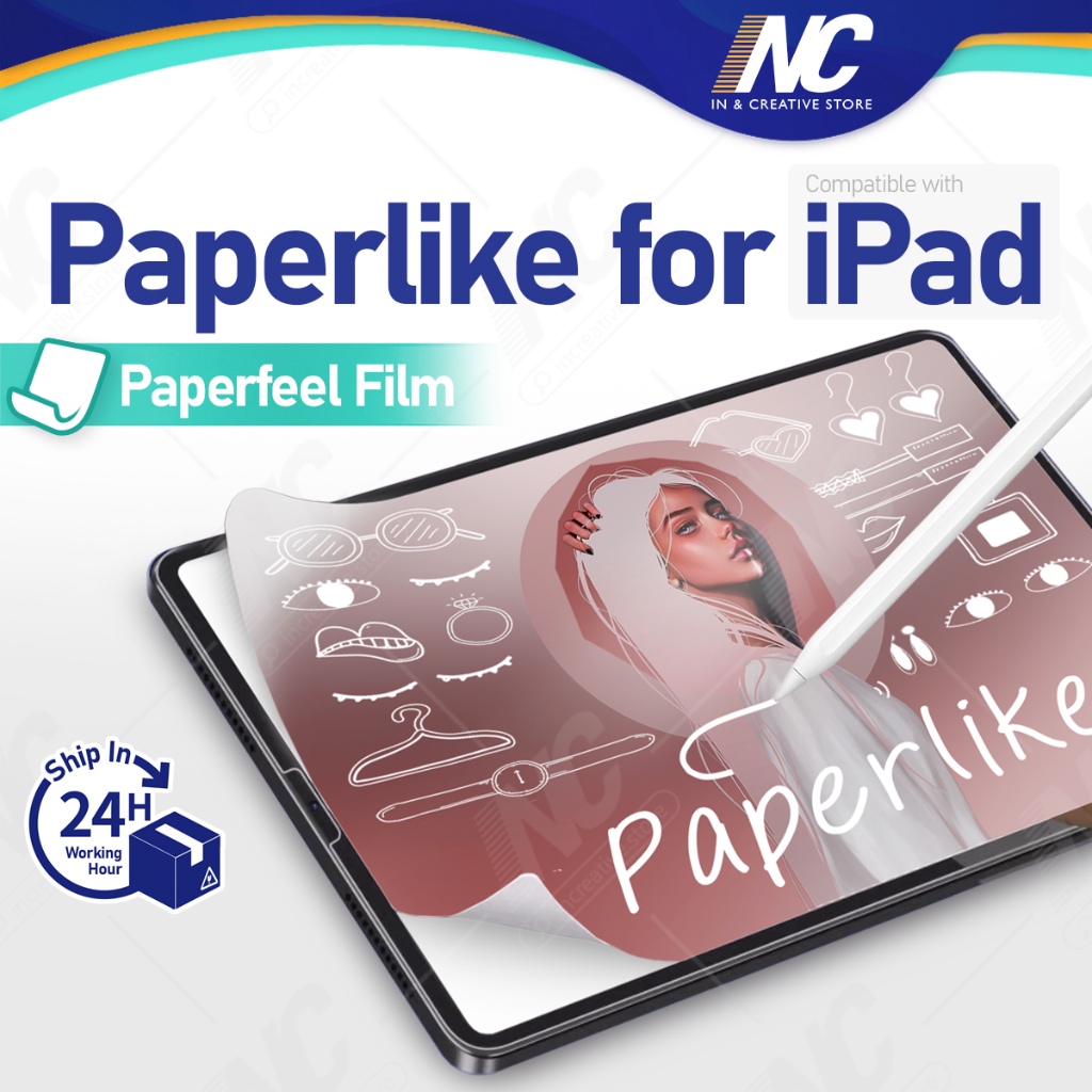 Paperlike Screen Protector for iPad Pro/Air/Mini – Matte & Anti-Glare ...