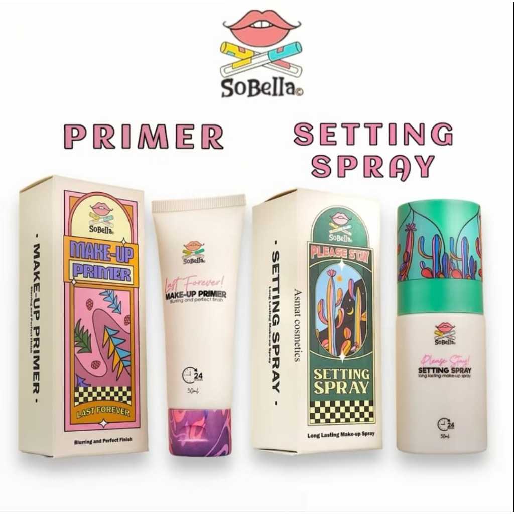 Sobella Everlasting Make up Pores Primer and Setting Spray Sobella ...