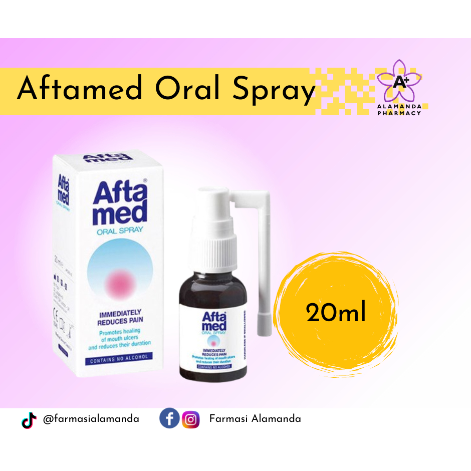 Afta Med Oral Spray 20 ml | Shopee Malaysia