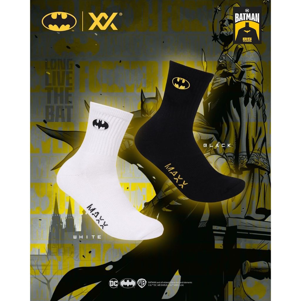 MAXX DC BATMAN SOCK / BADMINTON SOCK / SPORT SOCK | Shopee Malaysia