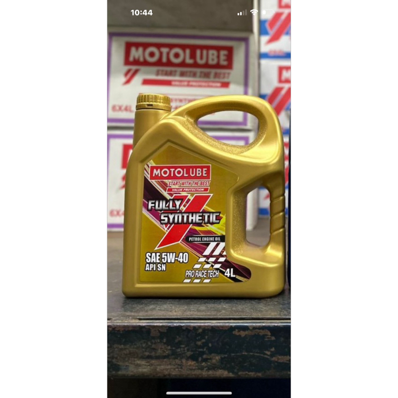 Motolube Fully Synthetic 5W40 | Shopee Malaysia