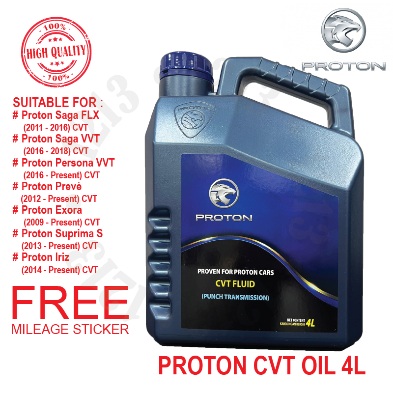 ORI PROTON CVT AUTO OIL 4L SAGA FLX / VVT '11-18 PERSONA VVT EXORA BOLD ...