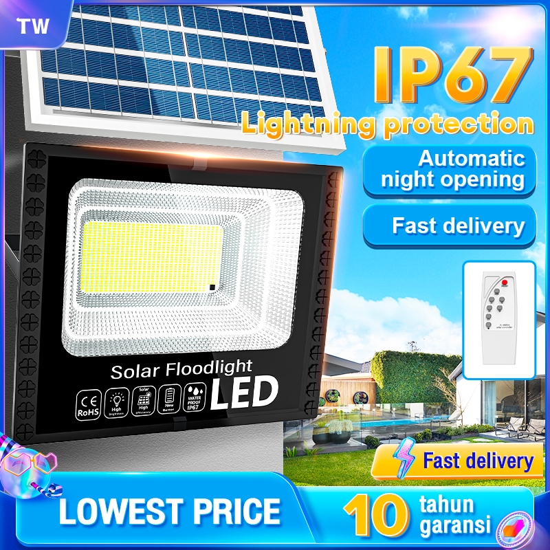 【READY STOCK】Lampu solar outdoor Solar Light lampu raya 3000W Solar ...