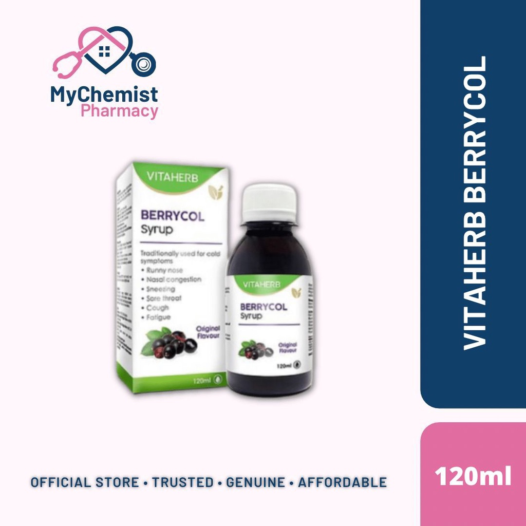 Immune Badan Anak BERRYCOL SYRUP VITAHERB 120ML (demam/batuk yang lama ...