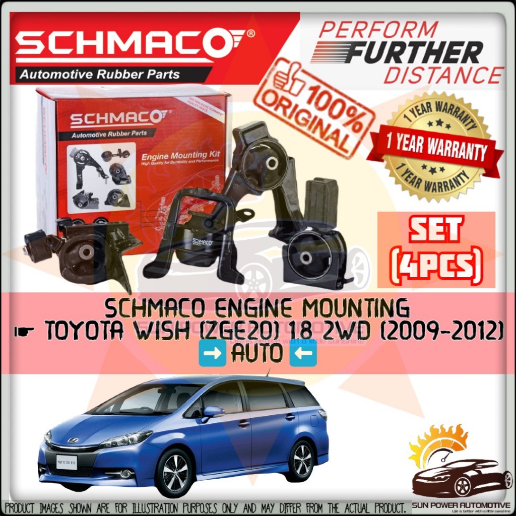 Toyota Wish ZGE20 1.8 2WD ( 2X4 ) (2009-2012) ( AUTO ) SCHMACO ENGINE ...