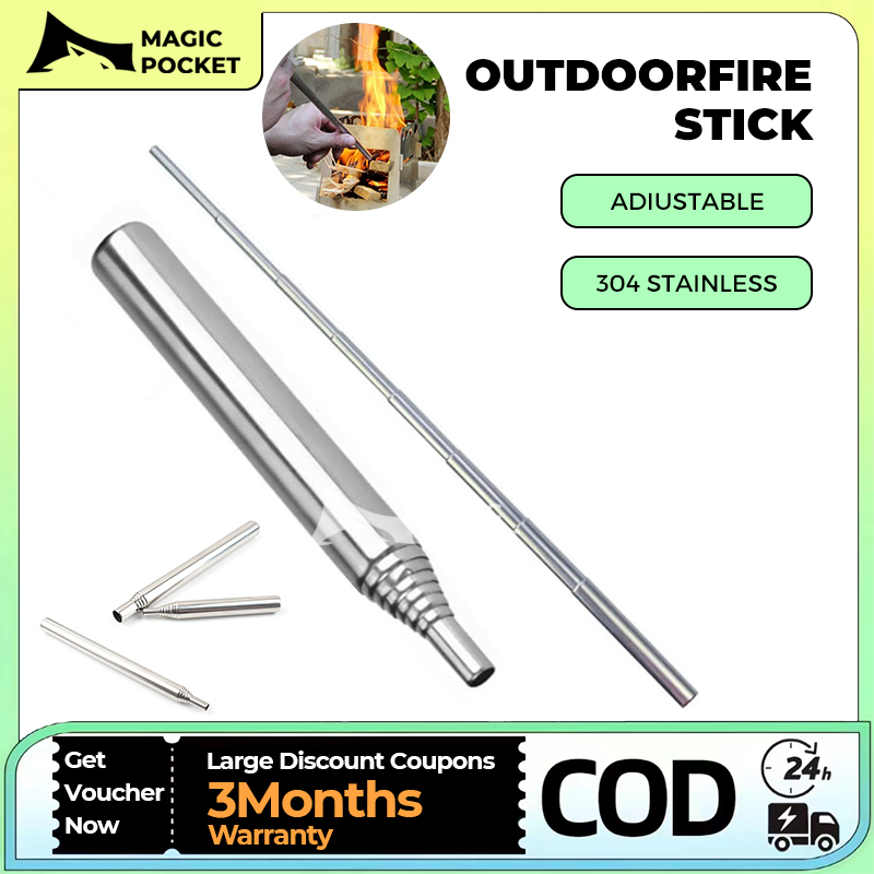 Outdoor Emergency Telescopic Fire Pipe Survival Camping Equipment ...