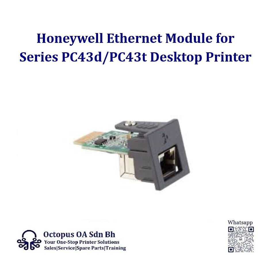 Honeywell Ethernet Module for Series PC43d/PC43t Desktop Printer ...