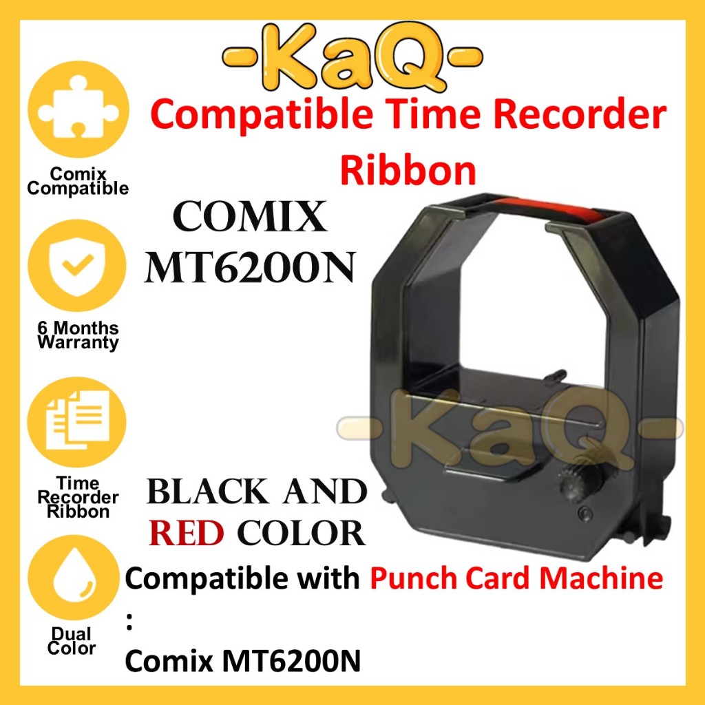 COMIX MT6200N MT 6200N 6200 6200N Compatible Punch Card Machine Time ...