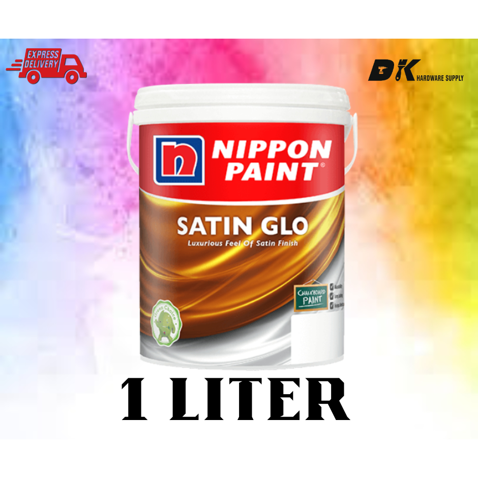 NIPPON PAINT SATIN GLO 1LITER | Shopee Malaysia