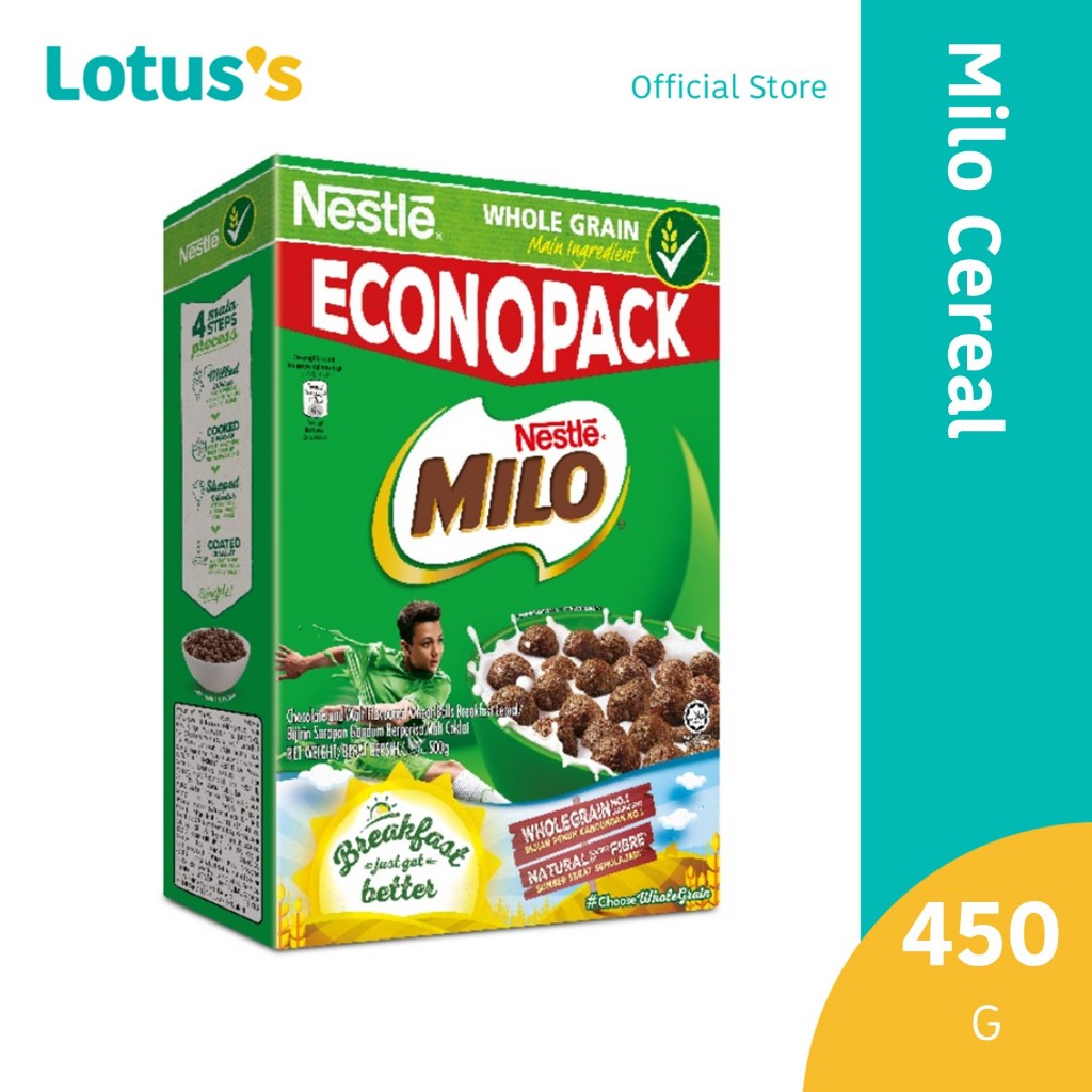 Nestle Milo Cereal Econopack (450g) | Shopee Malaysia