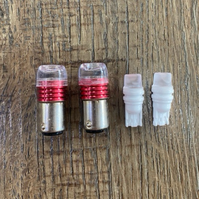 1016 LED Bulb Red T10 Merah Lampu Albino Double Pin Lampu Brake Kelisa ...