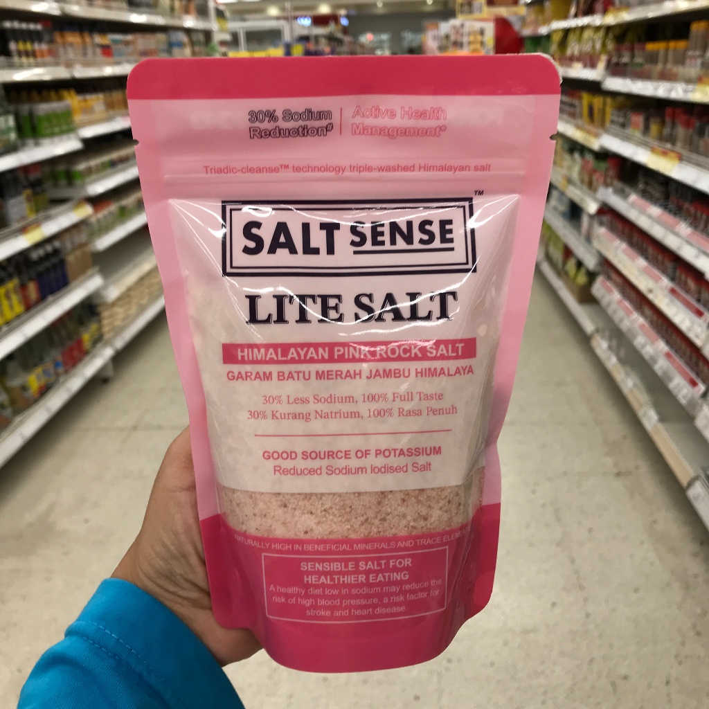 Salt Sense lite Salt Himalayan Pink Rock Salt Good Source of potassium ...