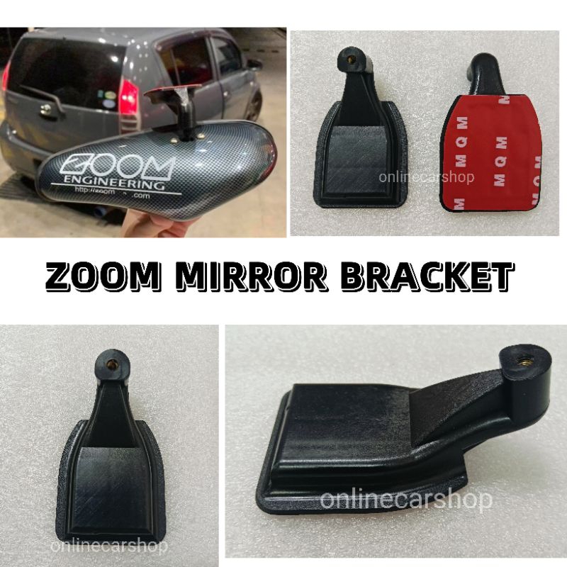 Zoom Mirror Bracket Universal Tapak Zoom Mirror For All Car Come With ...